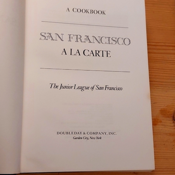 Jr. League of San Francisco | Kitchen | Cookbook San Francisco A La ...